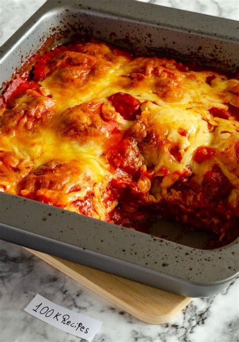 Easy 3 Ingredient Ravioli Bake Aka Lazy Lasagna