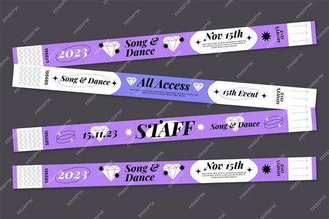 손으로 그린 이벤트 팔찌 그림 무료 벡터