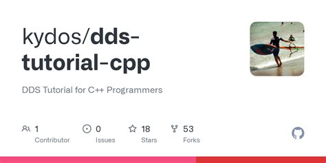 GitHub Kydos Dds Tutorial Cpp DDS Tutorial For C Programmers