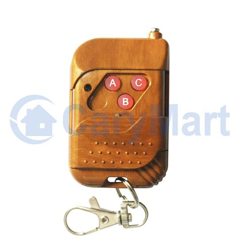 3 Button 100m Wireless Remote Control Transmitter With Cover