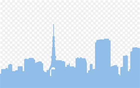 蓝色城市剪影PNG图片素材下载 图片编号8053698 PNG素材网