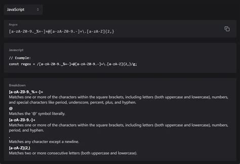 Generate Regex In Any Language Using Ai Rgx Tools