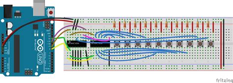 Shiftregsn74hc165n Arduino Coding Circuit