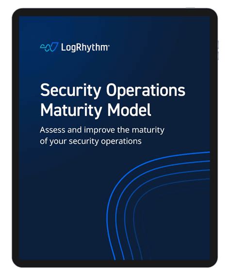 Security Operations Maturity Model Logrhythm