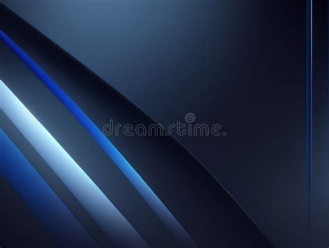 Blue Gradient Background With Curves Has A Bokeh Effect Stock Illustration Illustration Of
