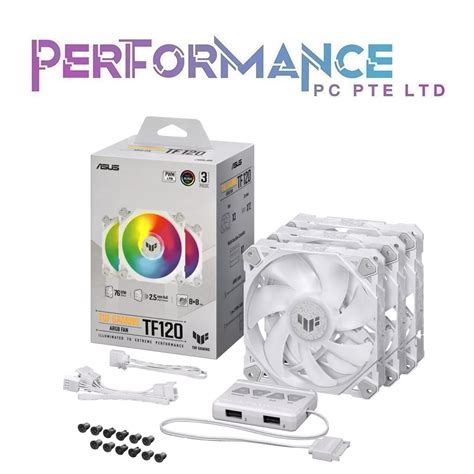 Asus Tuf Gaming Tf Argb Fan Triple Fan Kit With Argb Controller Single Pack W O Argb
