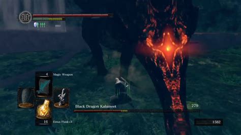 DARK SOULS REMASTERED Black Dragon Kalameet YouTube