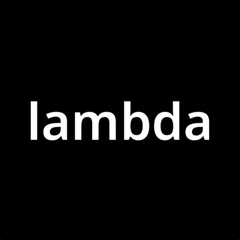 ラムダ lambda とは カタカナ語の意味発音類語辞典