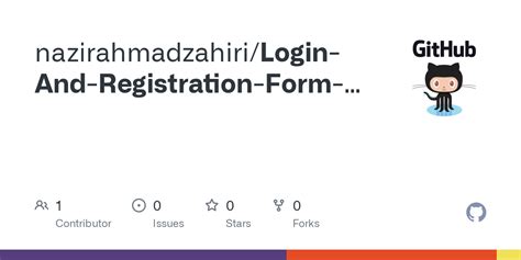 GitHub Nazirahmadzahiri Login And Registration Form Using Html Css And Js