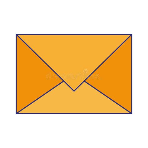 Historieta Aislada S Mbolo Del Sobre Del Correo Electr Nico Ilustraci N