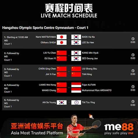 Livebad 羽球直播 Hsbc Bwf World Tour Finals 2023 Semi