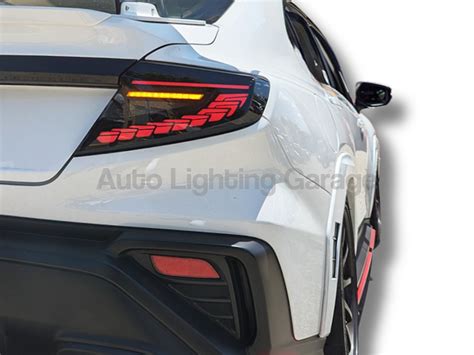 Led Tail Lights With Sequential Indicators White Led Drl Bar And Clear Auto Lighting Garage