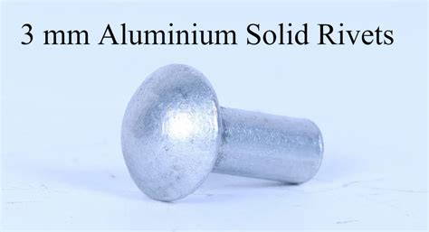 Silver 3 Mm Aluminium Solid Rivets At ₹ 195kilogram In New Delhi Id