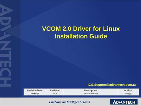 Pdf Vcom 20 Driver For Linux Installation Guide