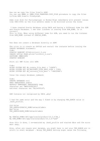 Oracle Dba PDF
