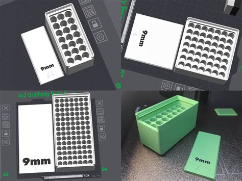 9mm Gridfinity Ammo Storage Boxes Stackable By We Be Printin Makerworld