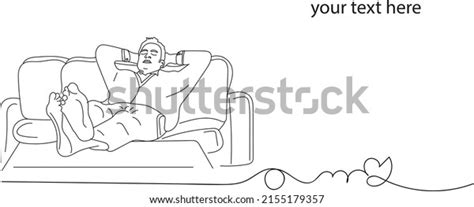 Lazy Man Vector Sleeping Man Silhouette Vetor Stock Livre De Direitos 2155179357 Shutterstock