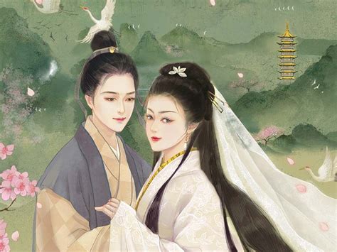 许仙and白娘子 秋香and唐伯虎一袁小鱼一 站酷zcool