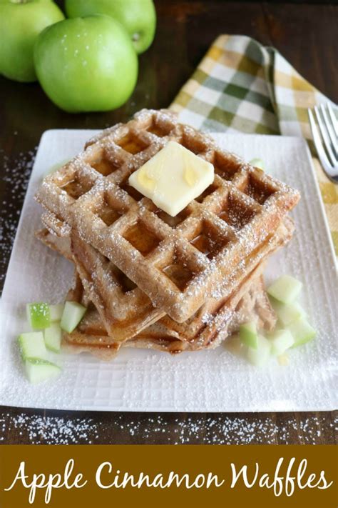 Apple Cinnamon Waffles Karyls Kulinary Krusade