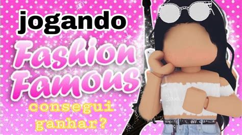 Joguei Fashion Famous Consegui Ganhar Youtube