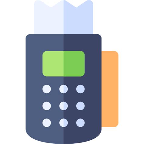 Payment Terminal Basic Rounded Flat Icon