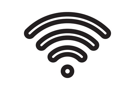 Wi Fi Symbol Signal Connection Vector Wireless Internet Technology