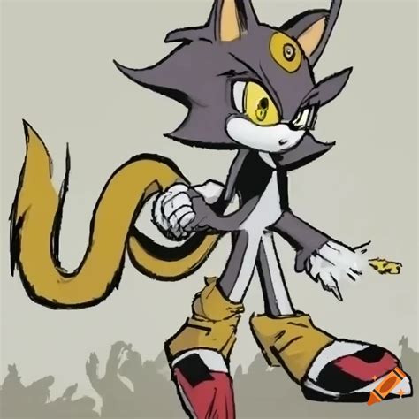 Idw Style Depiction Of Blaze The Cat On Craiyon