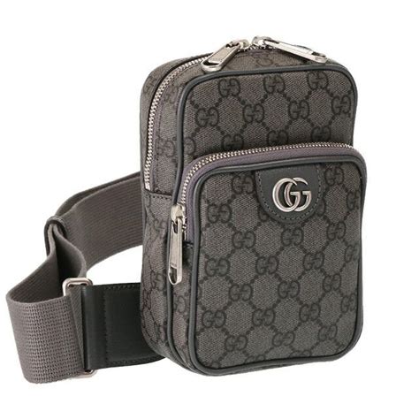 グッチ／gucci Ophidia・オフディアミニバッグ・ボディバッググレー×ブラック 752565 Uulhk 8576／gray