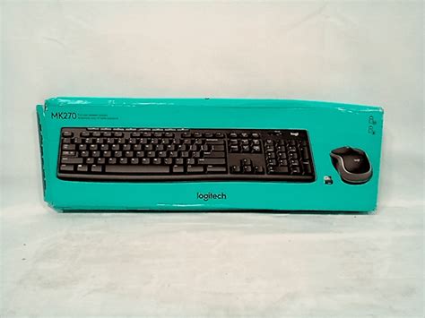 Logitech Mk270 Wireless Keyboard And Mouse Combo Black Dutch Goat