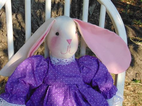 Missy The Stuffed Easter Bunny Rabbit Doll Etsy