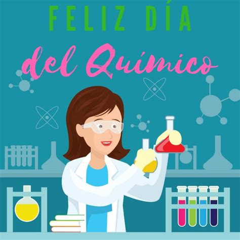 Tarjeta Del Día Del Químico Un Regalo Para Los Científicos jajar