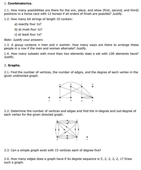 Solved Combinatorics How Many Possibilities Are Chegg