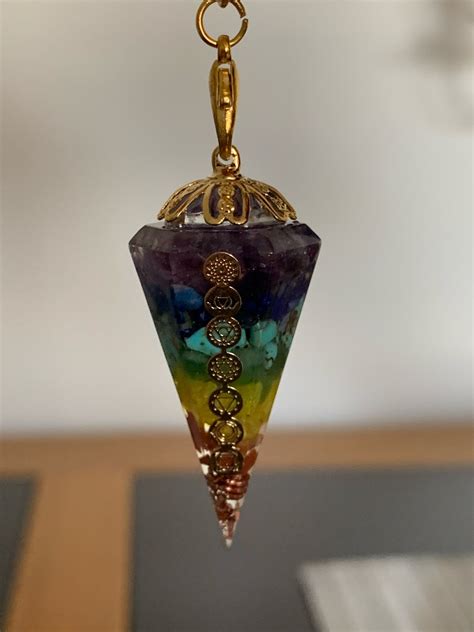 7 Chakra Pendulum Mantra Zen Energy Patch Citrine Amethyst Chakra