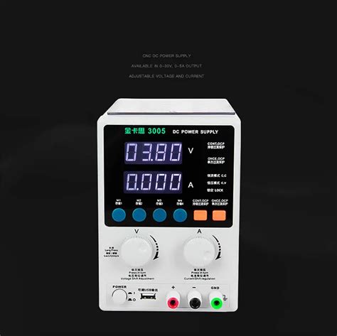 Kaisi 3005 30v 5a цифровой настраиваемый источник питания постоянного тока лабораторный блок