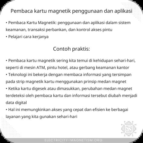 Pembaca Kartu Magnetik Penggunaan Dan Aplikasi Electricity Magnetism Pembaca Kartu Magnetik Penggunaan Dan Aplikasi Electricity Magnetism