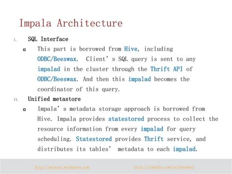 Cloudera Impala Source Code Explanation And Analysis Pdf