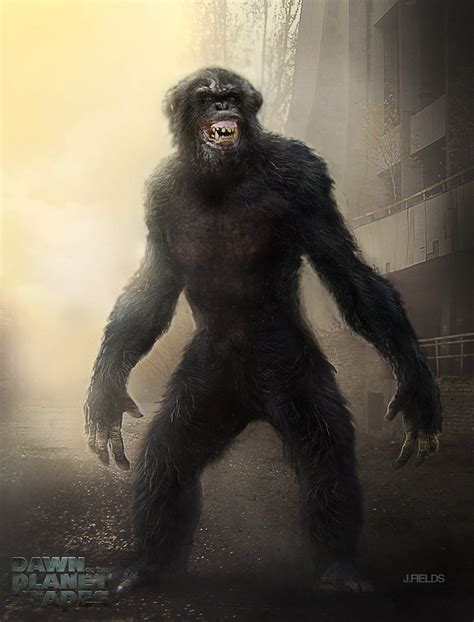 Koba Concept Art Dotpota Planet Of The Apes Amino
