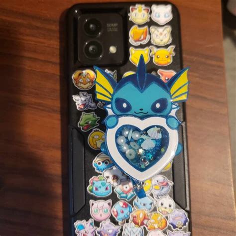 Made To Order Heart Eeveelution Resin Shaker Anime Cosplay Pocket
