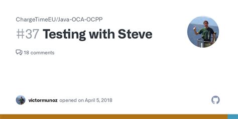Testing With Steve Issue Chargetimeeu Java Oca Ocpp Github
