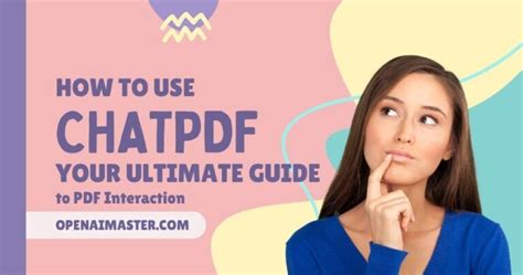 How To Use Chatpdf Your Ultimate Guide To Pdf Interaction