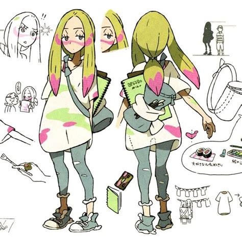 Mina Concept Art From Pokémon Sun And Moon Female Character Design