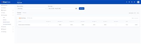 Timesheet Approval Process In Hivedesk Time Tracking Software