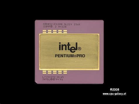 Cpu Galaxy At Intel Pentium Pro Section