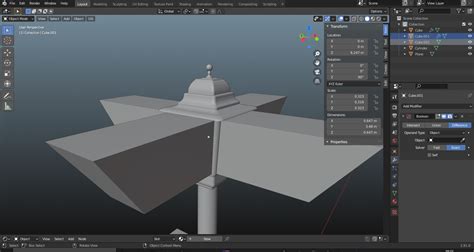 Modeling Boolean Modifier Doesn T Work Blender Stack Exchange
