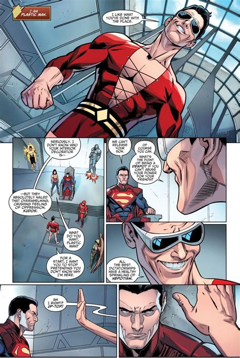 Comic Excerpt Injustice Year 4 Plastic Man Is Terrifying
