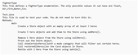 Solved This File Defines A Fighter Object Variables All