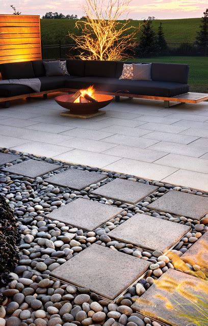 Techo Bloc Para Moderno Patio Nueva York De Astro Masonry Houzz