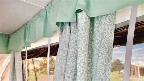 DIY RV Renovation Curtain Replacement In A Pop Up Camper Or Airstream Camping And RV Travel