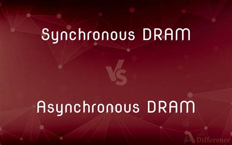 Synchronous Dram Vs Asynchronous Dram Whats The Difference