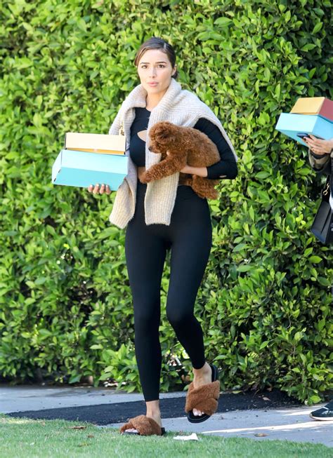 Olivia Culpo Sexy Ass In Black Leggings Out In Los Angeles Hot